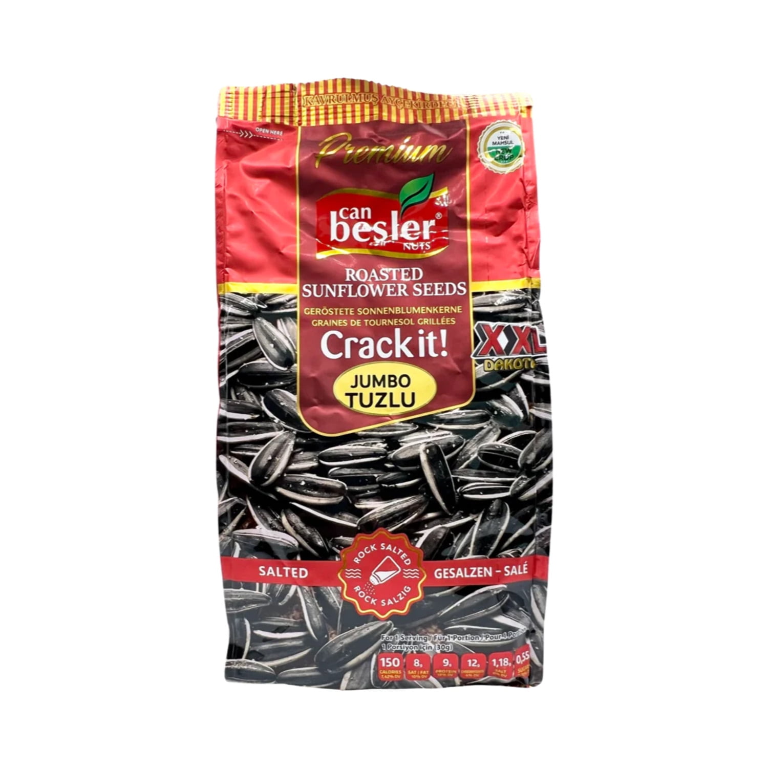 Besler Dakota Roasted Salted Sunflower Seeds - Tokhmeh Aftabgardan ...
