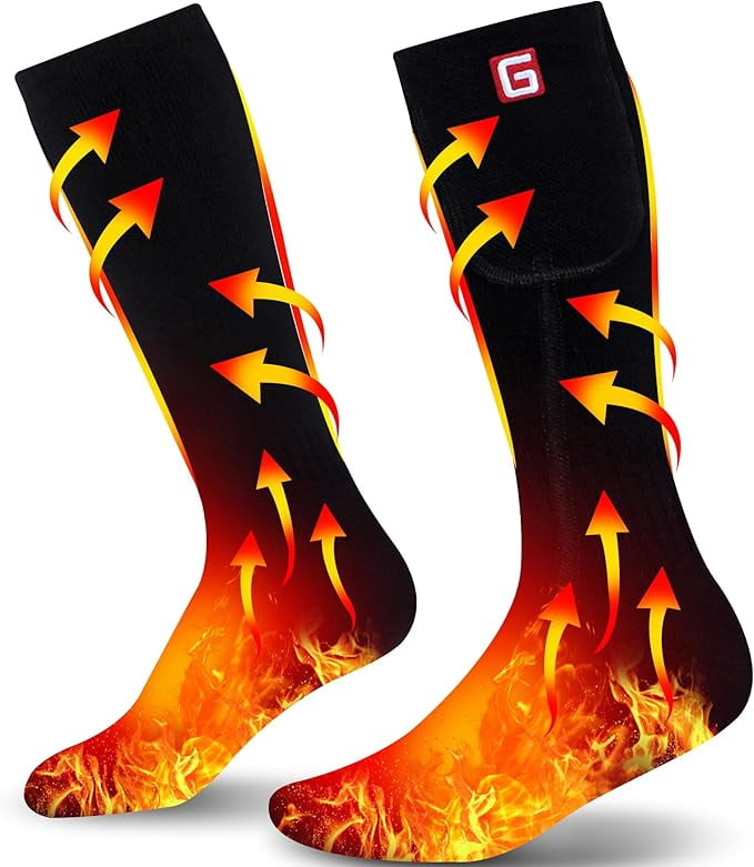 Besoar Heated Socks - Battery Powered Socks for Women Electric ...