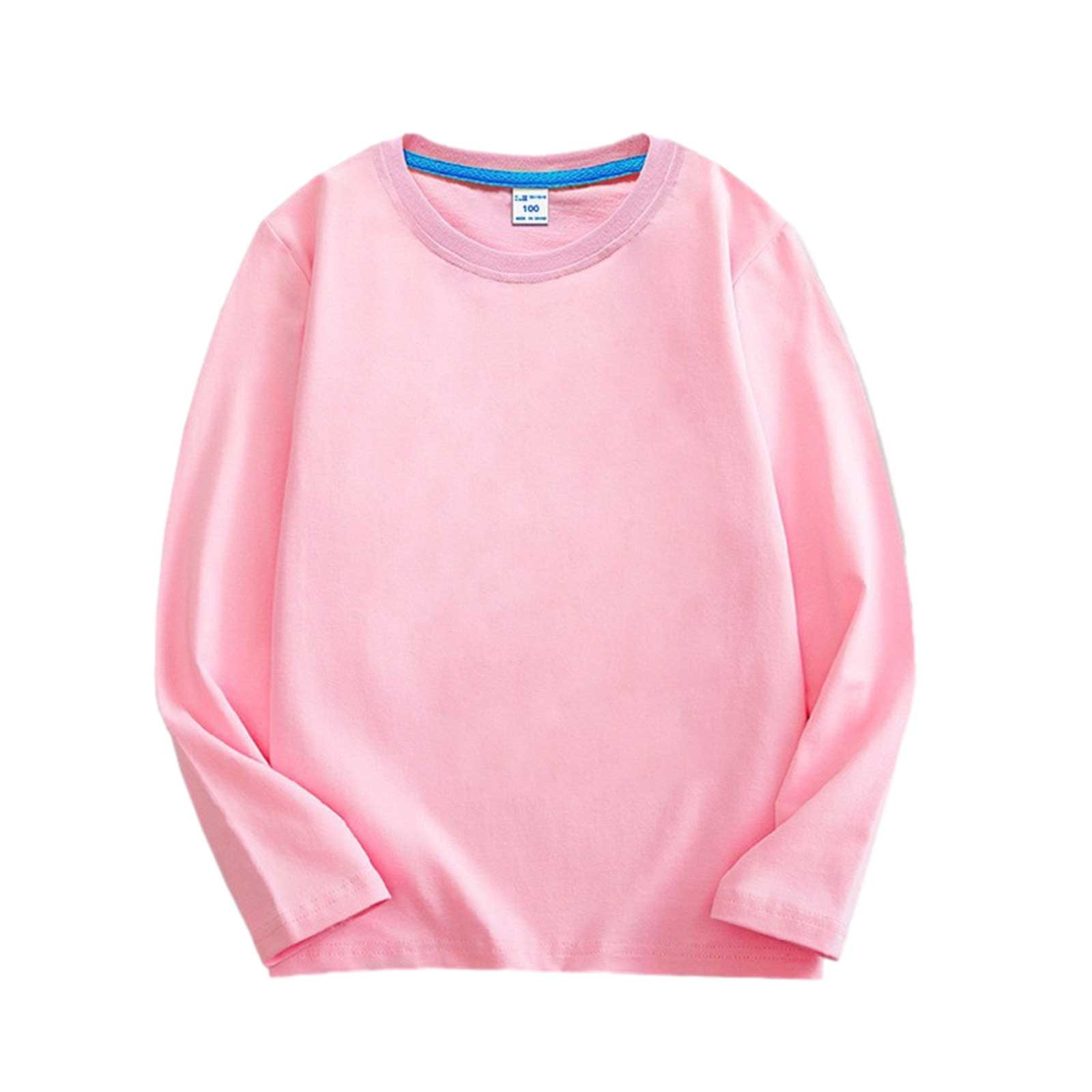 Besolor Baby Boys Girls Fall Tops Casual Crew Neck Long Sleeve Basic ...