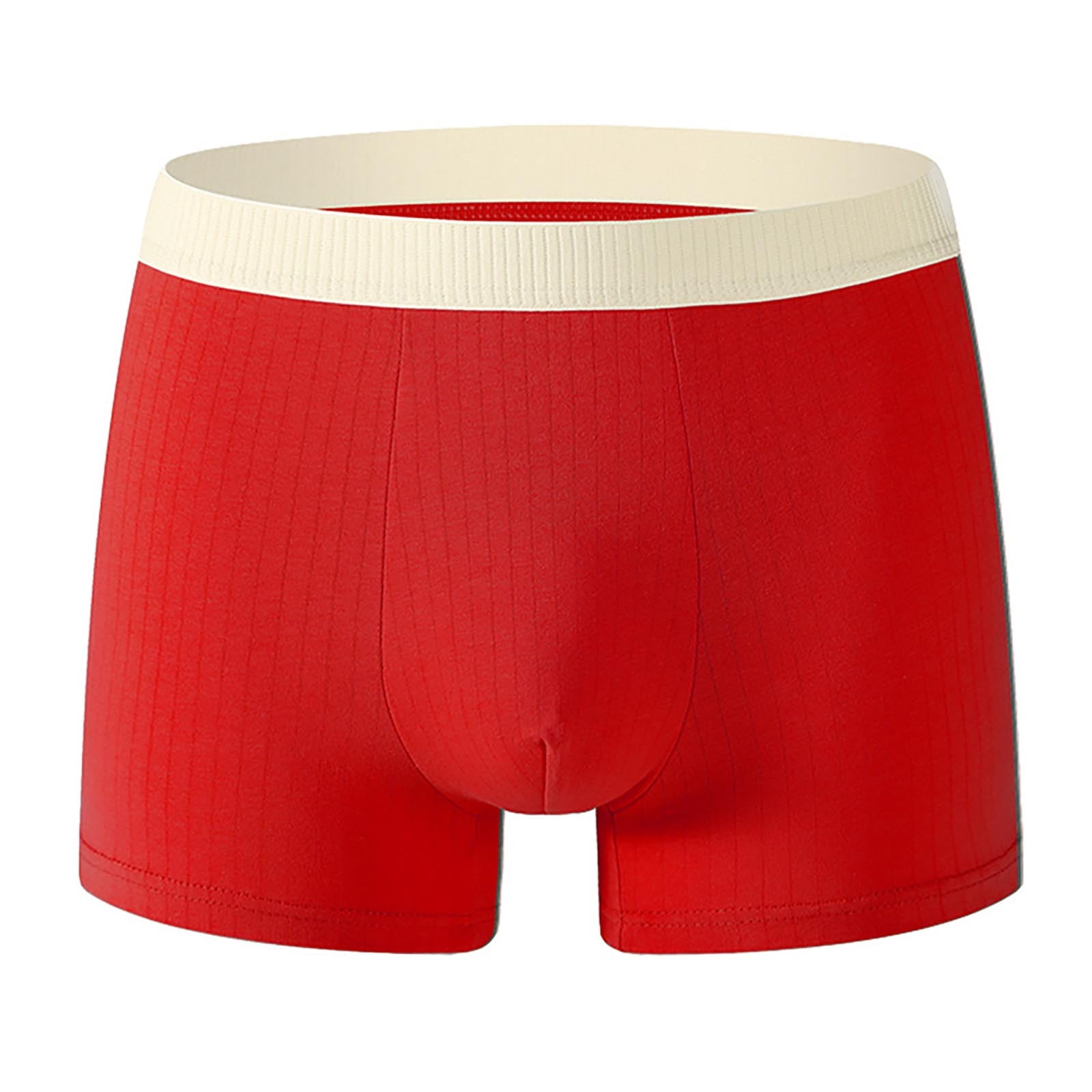 Besolor Cotton Briefs for Men Fashion Color Block Elastic Waisted ...