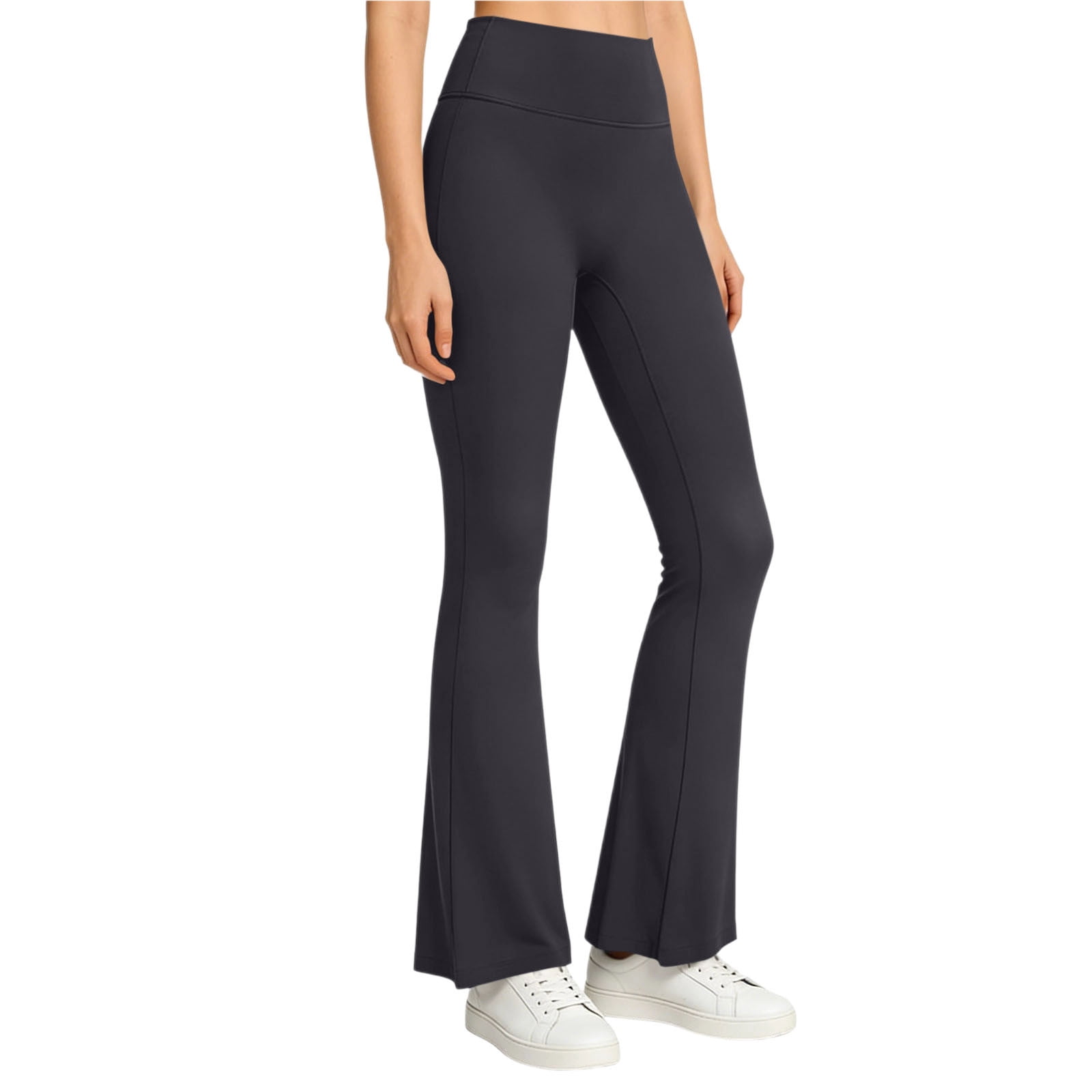 Besolor Flare Yoga Pants for Women Elastic High Waisted Slim Comfy ...