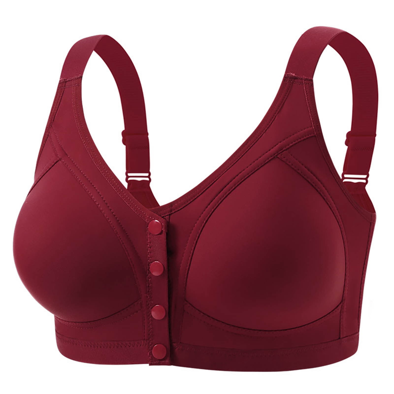 Besolor Front Closure Bras for Women No Underwire High Support Full ...