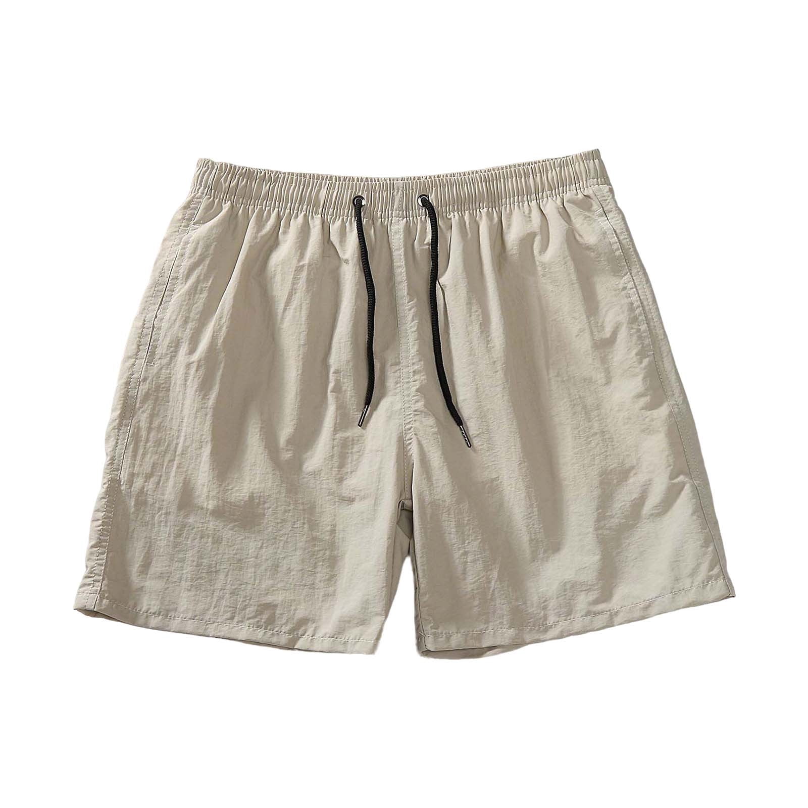Besolor Men's Workout Shorts Drawstring Elastic Waist Wide Leg ...