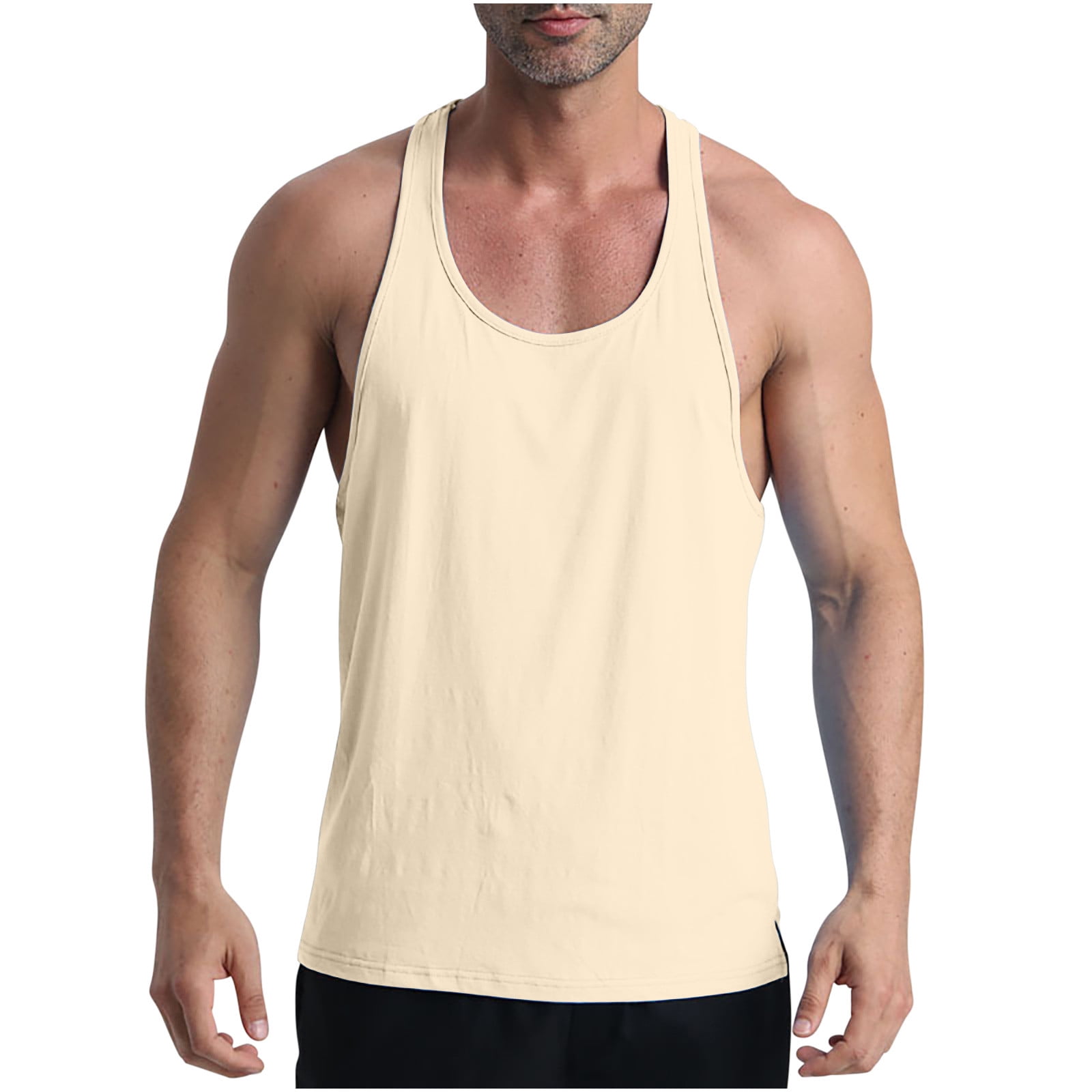 Besolor Men's Workout Tank Tops Sleeveless Summer Shirts Quick Dry ...