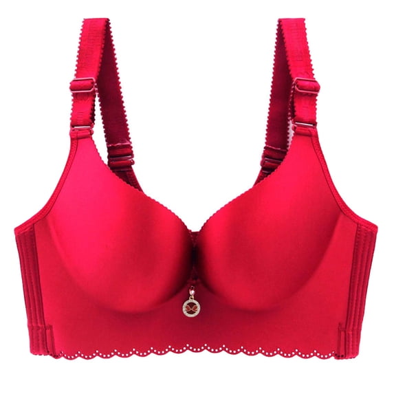 Besolor Plus Size Bras Women Full Coverage Gathering Supportive No ...
