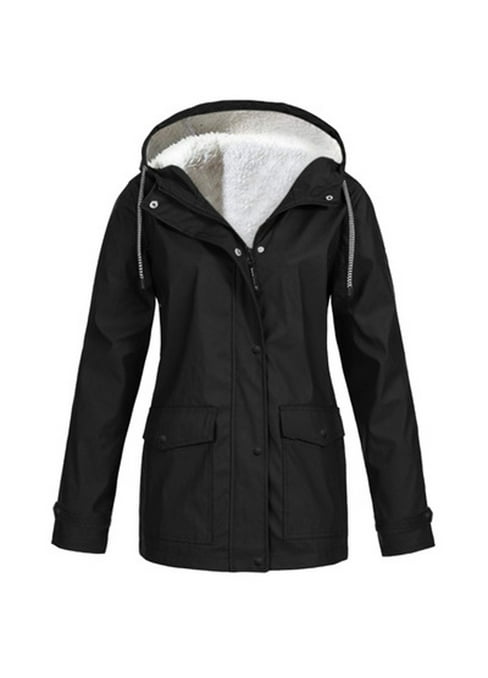 Trendy Women‘s Long Trench Coat Women‘s Solid Color Elegant Windbreaker Loose Comfortable Hooded ...