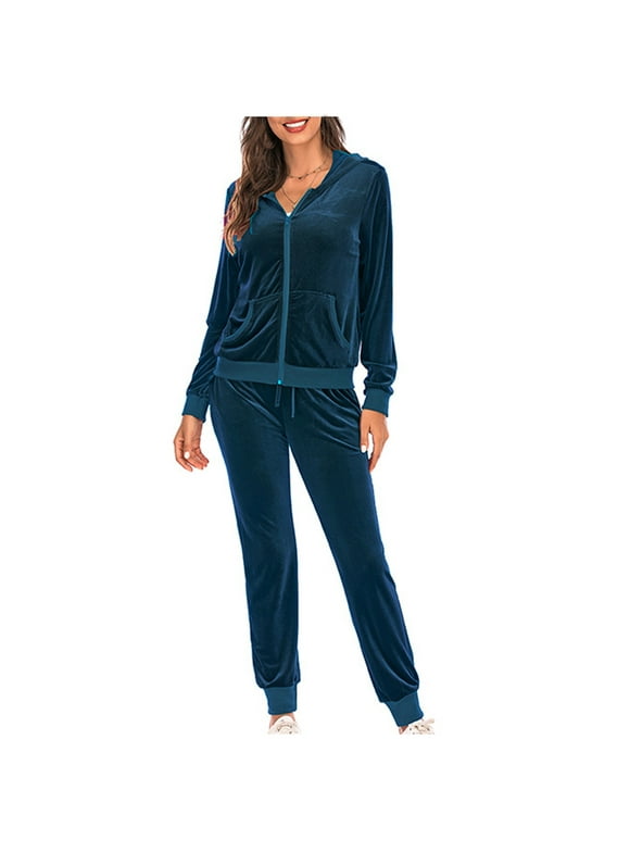 Velour Pants Suits
