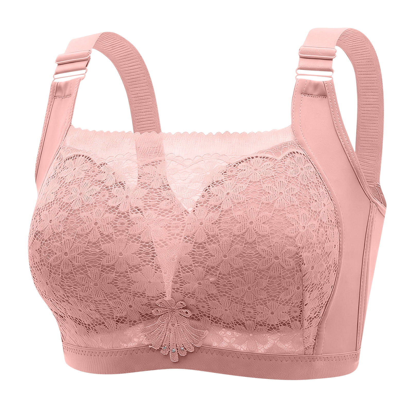 Besolor Women's Bras Full Coverage Push up Supportive No Underwire Soft ...