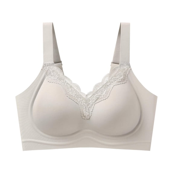 Besolor Womens Bras No Underwire High Support Full Coverage Gathered ...