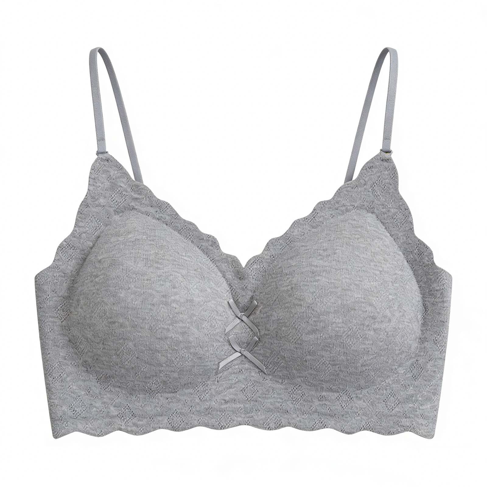 Besolor Womens Bras No Underwire Seamless Wireless Full Coverage High ...
