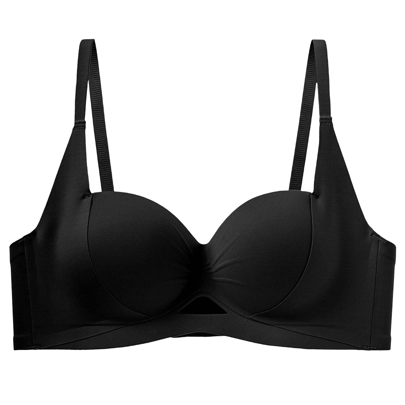 Besolor Womens Bras No Underwire Wireless High Support Push up Comfy ...