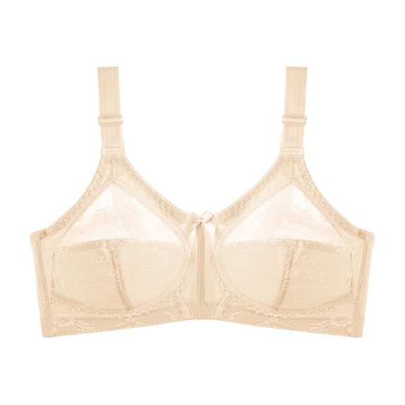 Besolor Womens Plus Size Bras Without Steel Ring Full Coverage ...