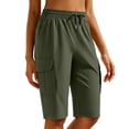 Besolor Womens Running Shorts High Waist Elastic Drawstring Lightweight ...