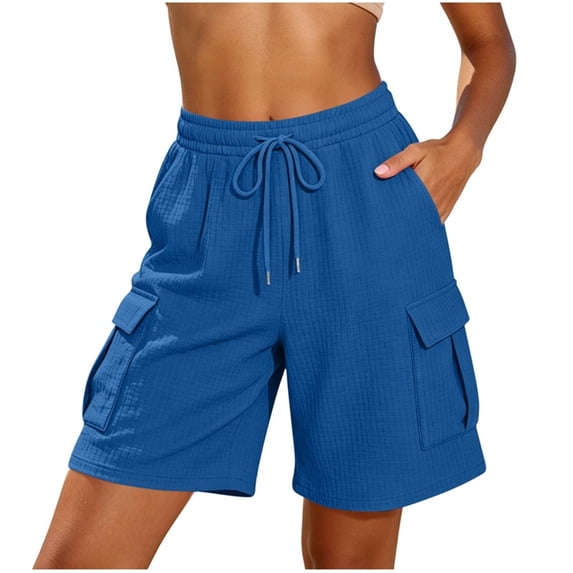 Besolor Womens Shorts Summer Casual Loose Workout Running Wide Leg ...