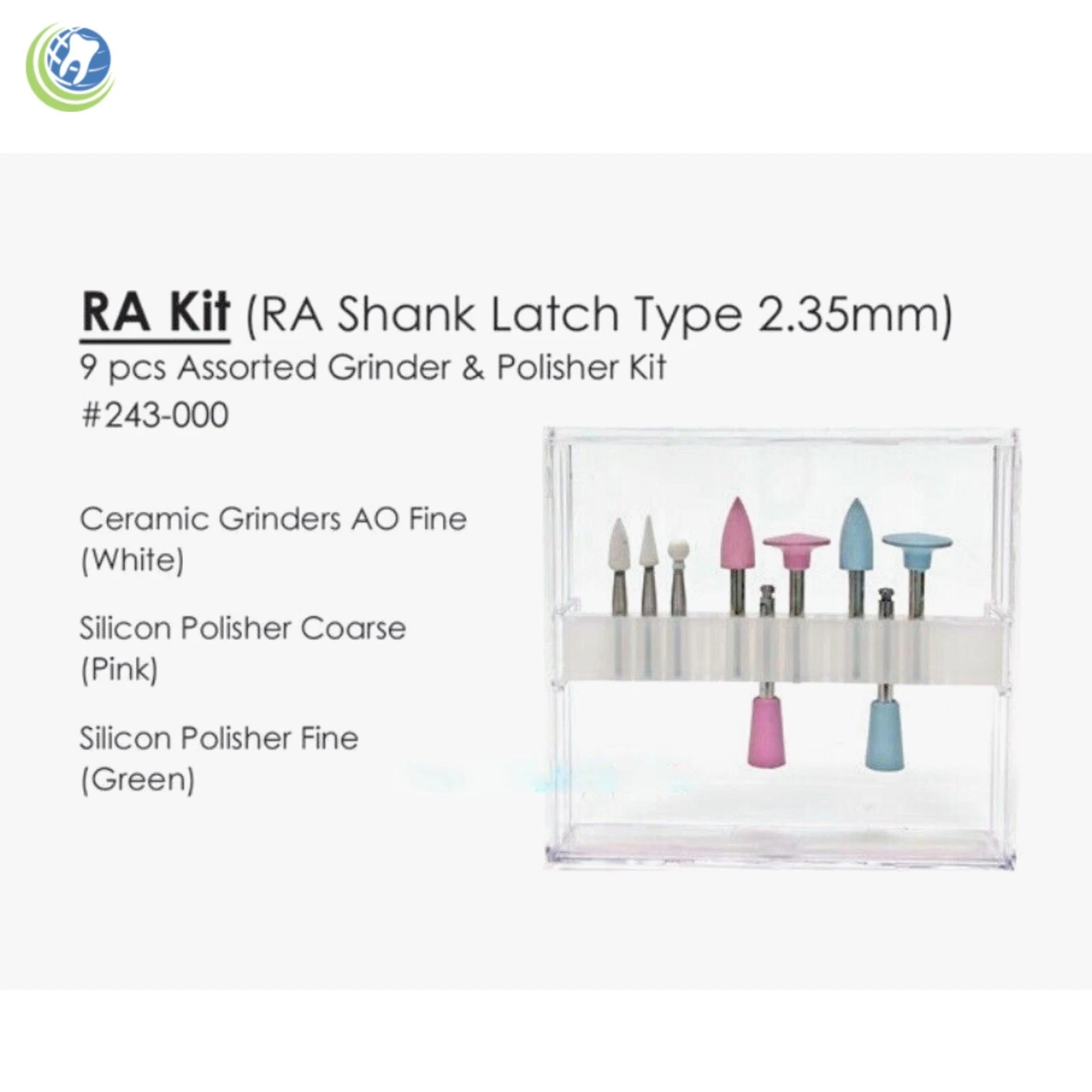 Besqual Ra Kit, Grinding & Polishing Ra Shank Latch Type 2.35Mm ...