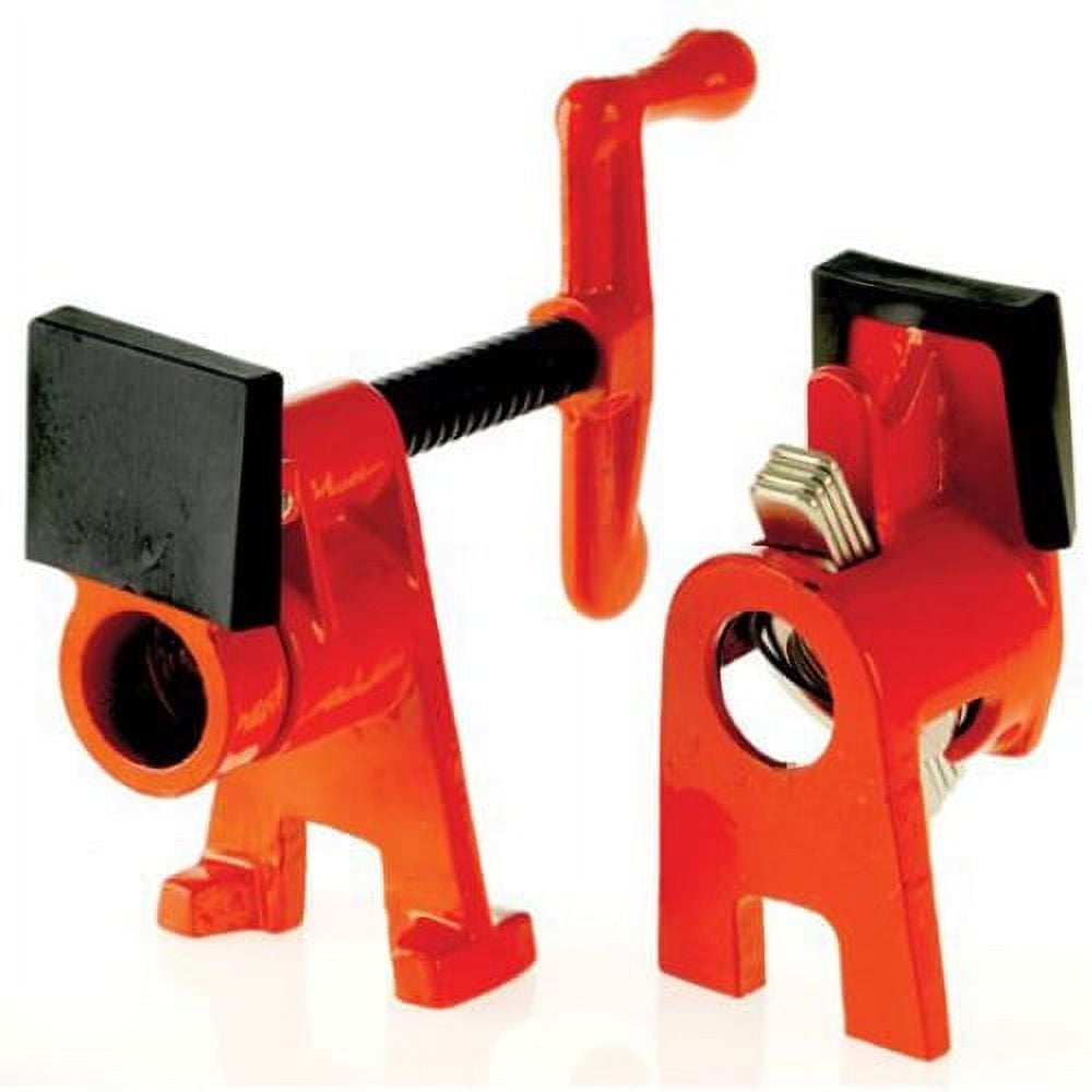 Bessey Tools Woodworking H-Style Pipe Clamp, 3/4-Inch, Dual-Axis ...
