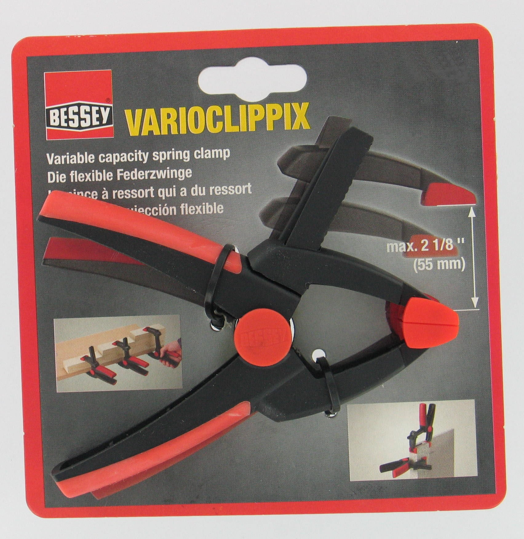 Bessey Spring Clamp,6 1/2 in L,4 in Jaw Opening XV5-100 - Walmart.com