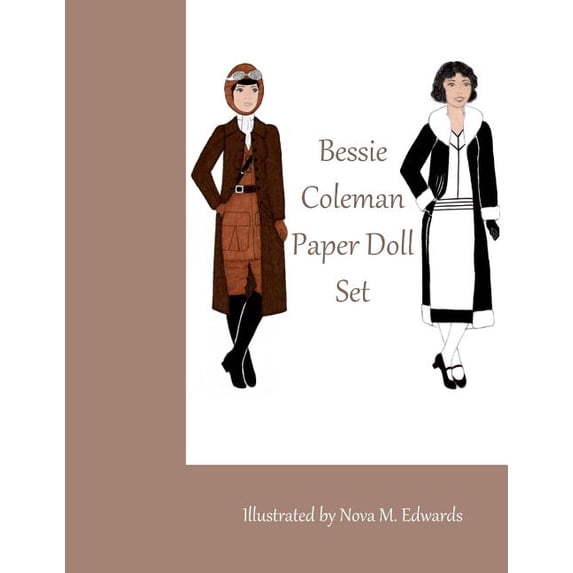 Bessie Coleman Paper Doll Set - Walmart.com