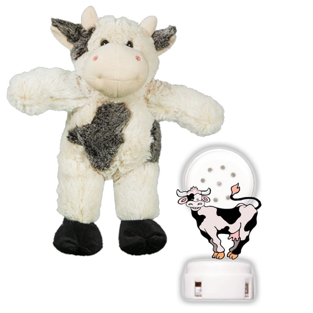 Plush Gear Bessie Mae MOO-cho, 8 Inch Cuddly Cow Plush Stuffed Animal ...