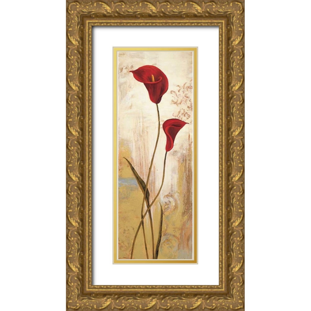 Besson, Nathalie 14x32 Gold Ornate Wood Framed with Double Matting ...