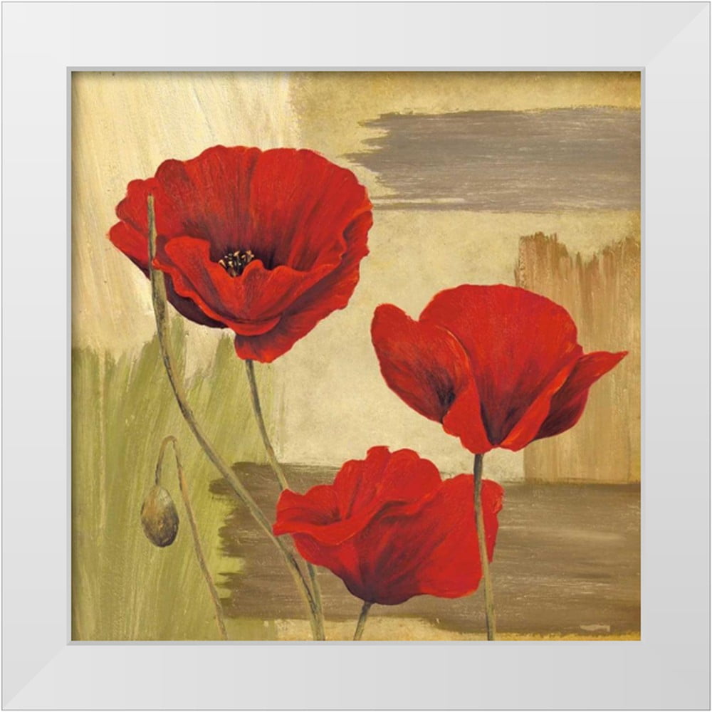 Besson, Nathalie 26x26 White Modern Wood Framed Museum Art Print Titled ...