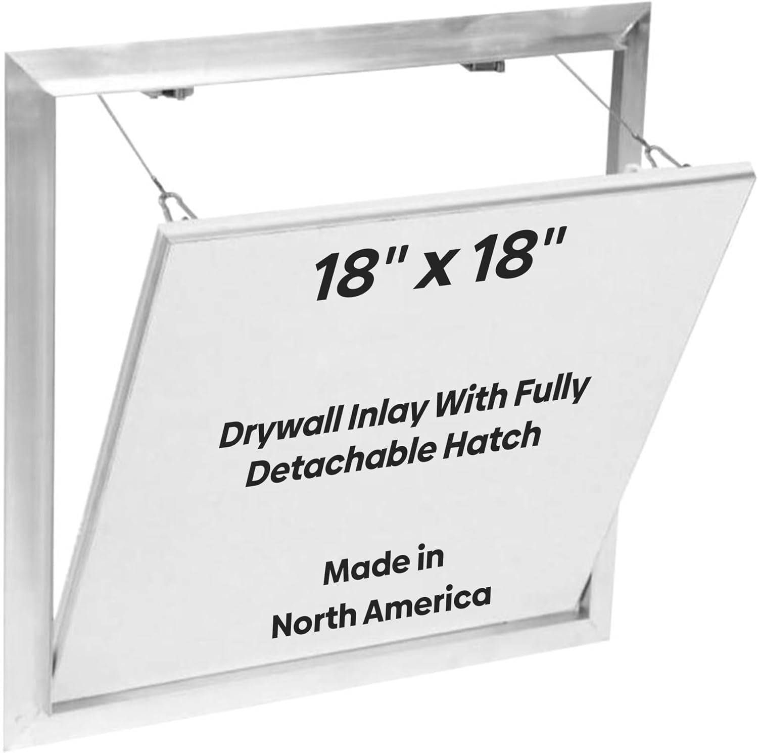 Best 18” x 18” Drywall Inlay Access Panel with Fully Detachable Hatch ...