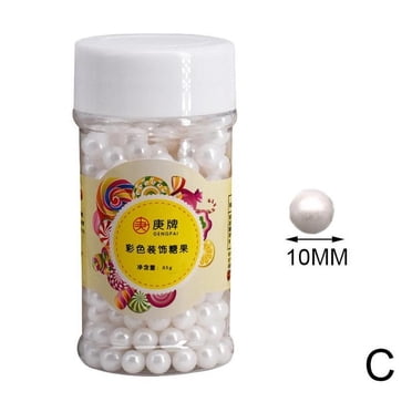Rose Gold Pearl 4mm Sprinkle Beads (1/2 cup) Candy Decor for Cakes, Ice ...