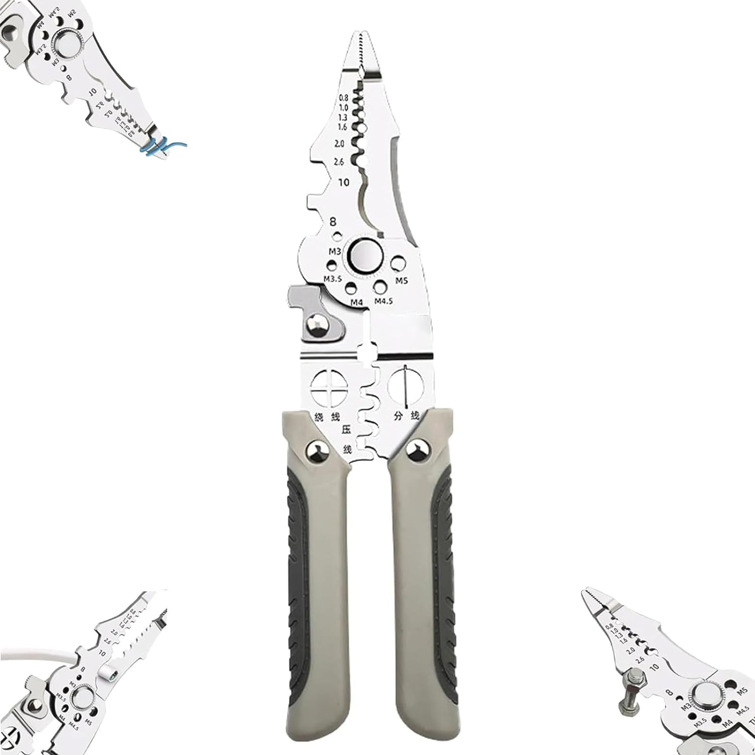Best 2024 New Arrival Stainless Steel Multifunctional Wire Stripper ...