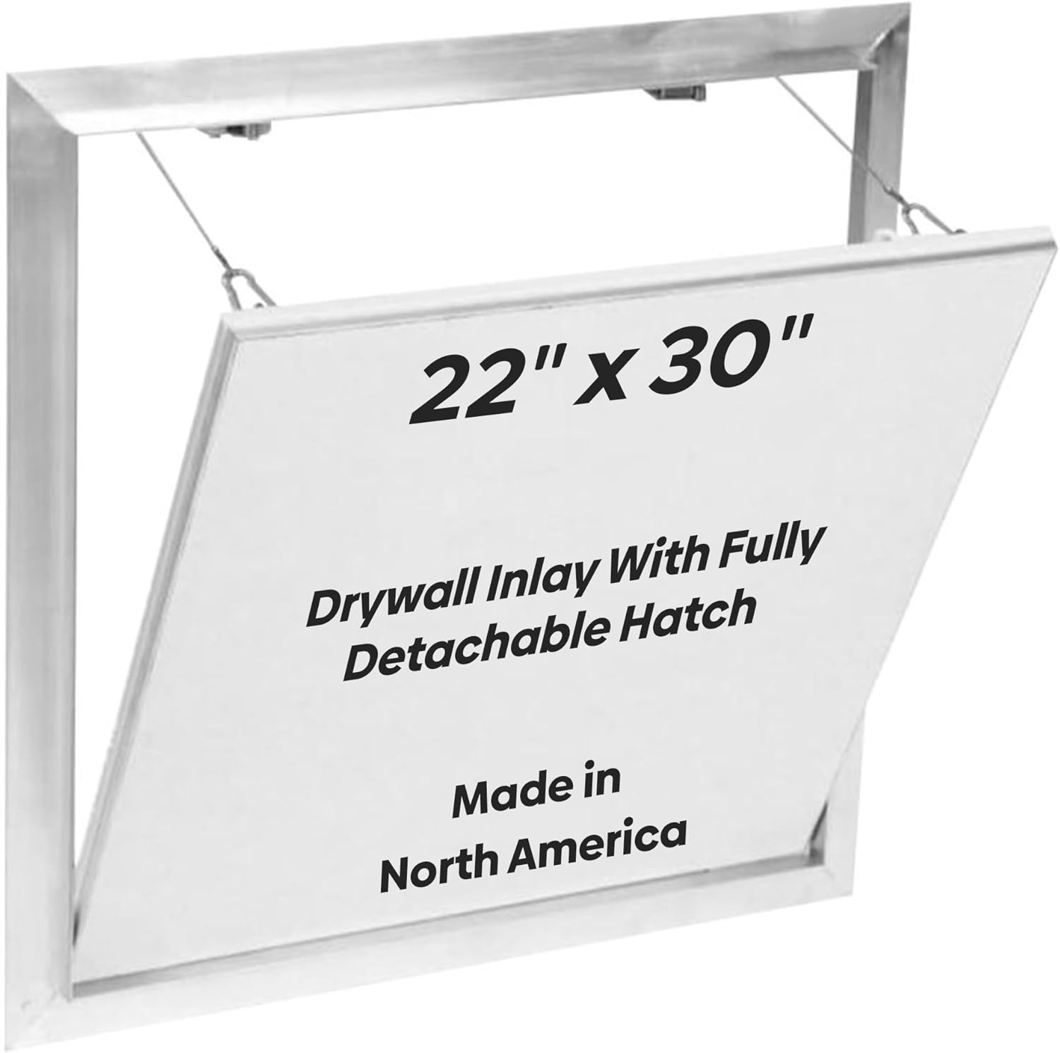 Best 22” x 30” Drywall Inlay Access Panel with Fully Detachable Hatch ...