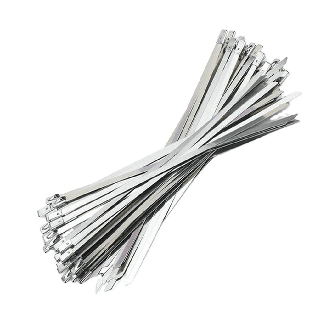 Best-304 Stainless Steel Zip Ties Self-locking Metal Zip Ties W7X1 ...