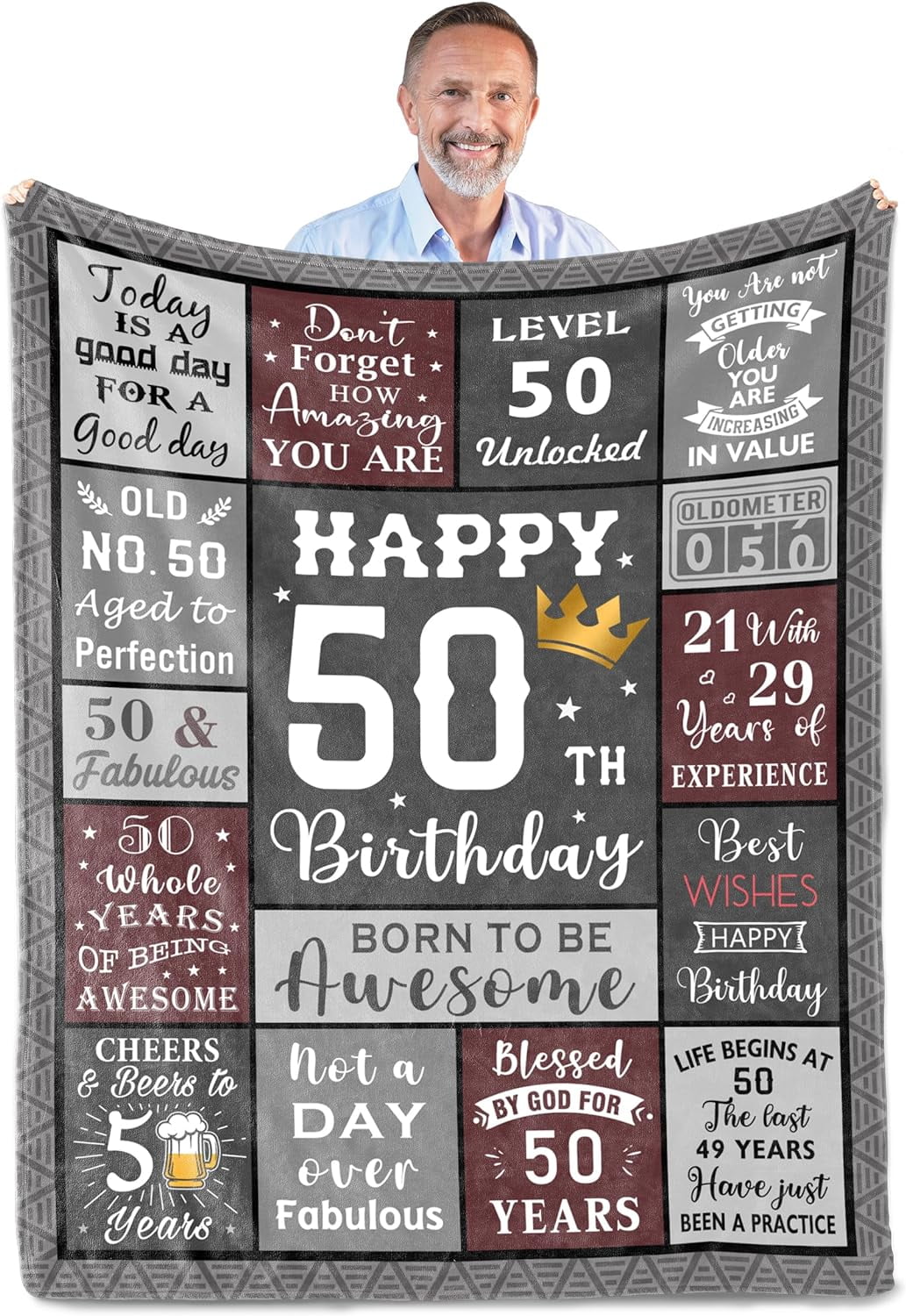 Best 50th Birthday Gifts for Him, 50 Year Old Gifts for Men, 1974 ...