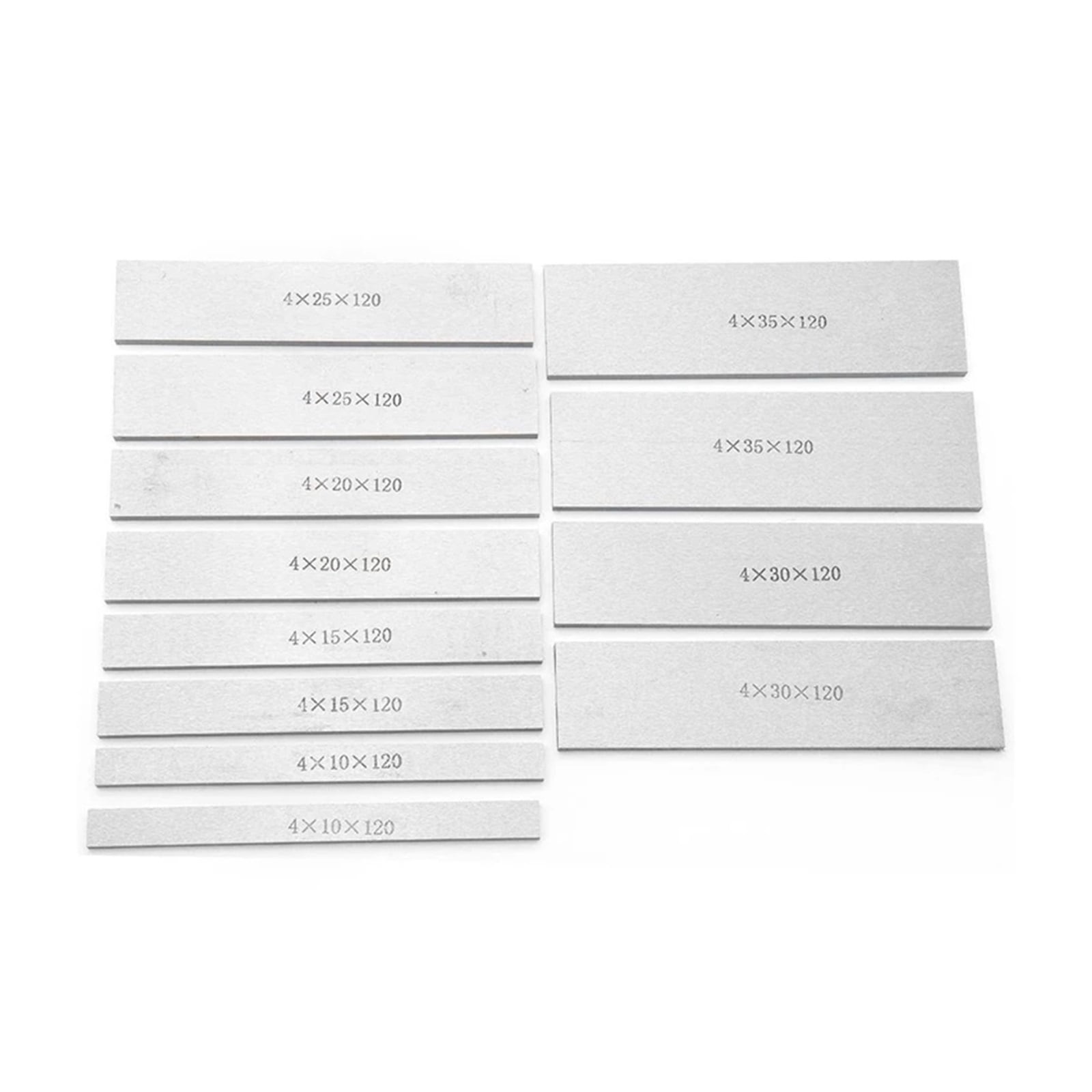 Best 6 Pairs 12Pcs Parallel Pad Gauge Block Alloy Steel CNC Milling Pads Set 120mm X (10-35Mm ...
