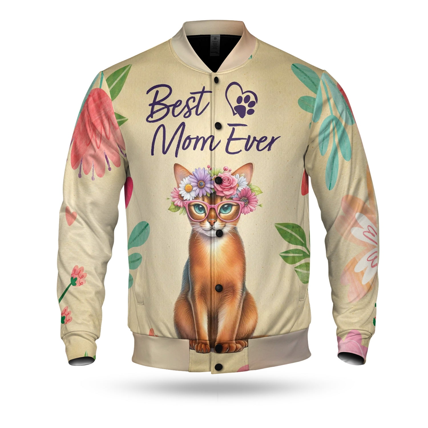 Best Abyssinian Mom Ever Happy Mother's Day All Over Print 3D Baseball ...