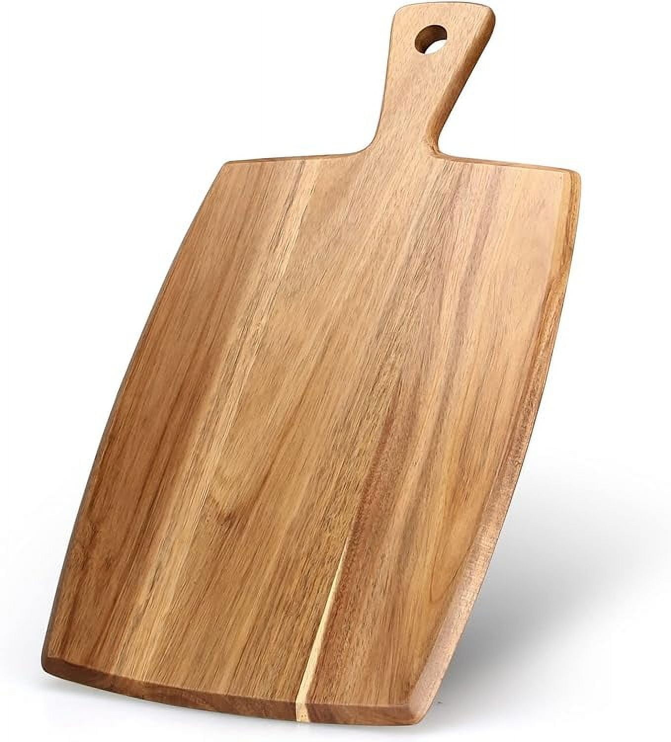 Best Acacia Wood Cutting Board with Handle Wooden Charcuterie Board Kitchen Chopping Boards for ...