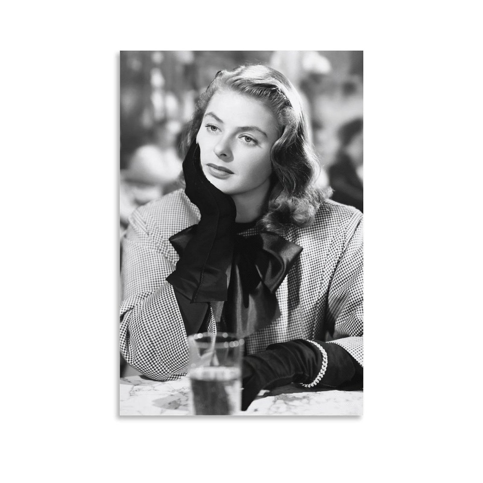 The Best Actresses Ever - 1960s Ingrid Bergman Retro Poster Print Photo ...