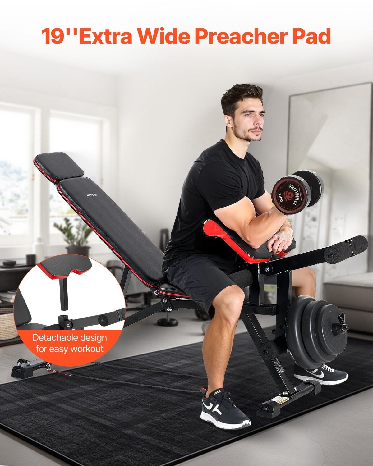 Best Adjustable Sit Up Bench & Weight Bench for Home Gym Strength ...