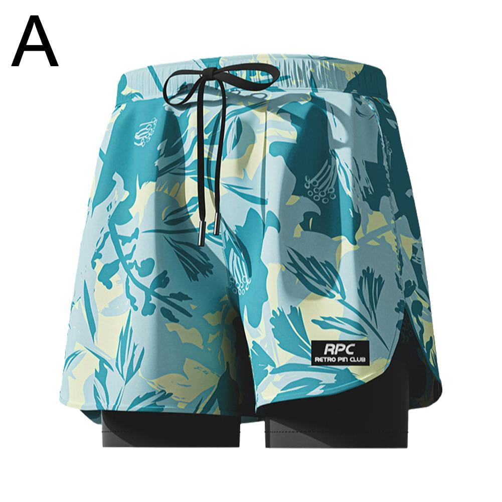 Best-Adult Swimming Trunks Men's Double Layer Boxer Briefs T0T N8X2 - Walmart.com