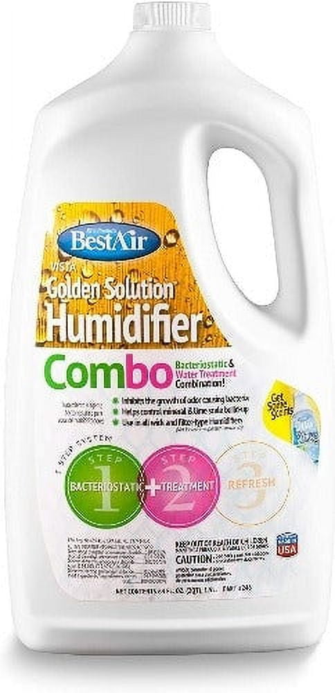 Best Air Golden Solutions 64oz Bacteriostatic Humidifier Water ...