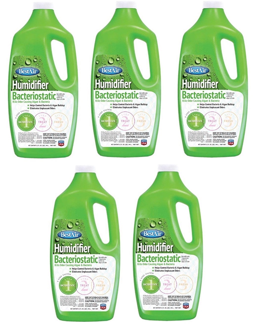 Best Air 3BT-PDQ 32 oz Humidifier Bacteriostatic Water Treatment ...