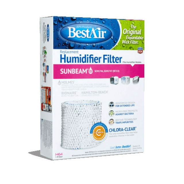 Best Air H64-PDQ-4 Replacement Humidifier Wick Filter - Walmart.com