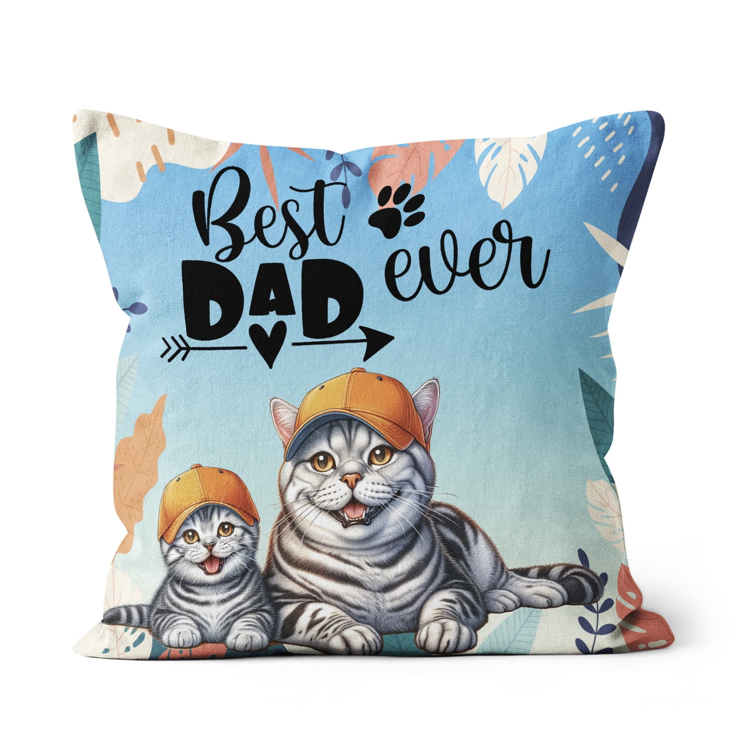 Best American Shorthair Dad Ever Happy Father's Day Pillow Cushion ...