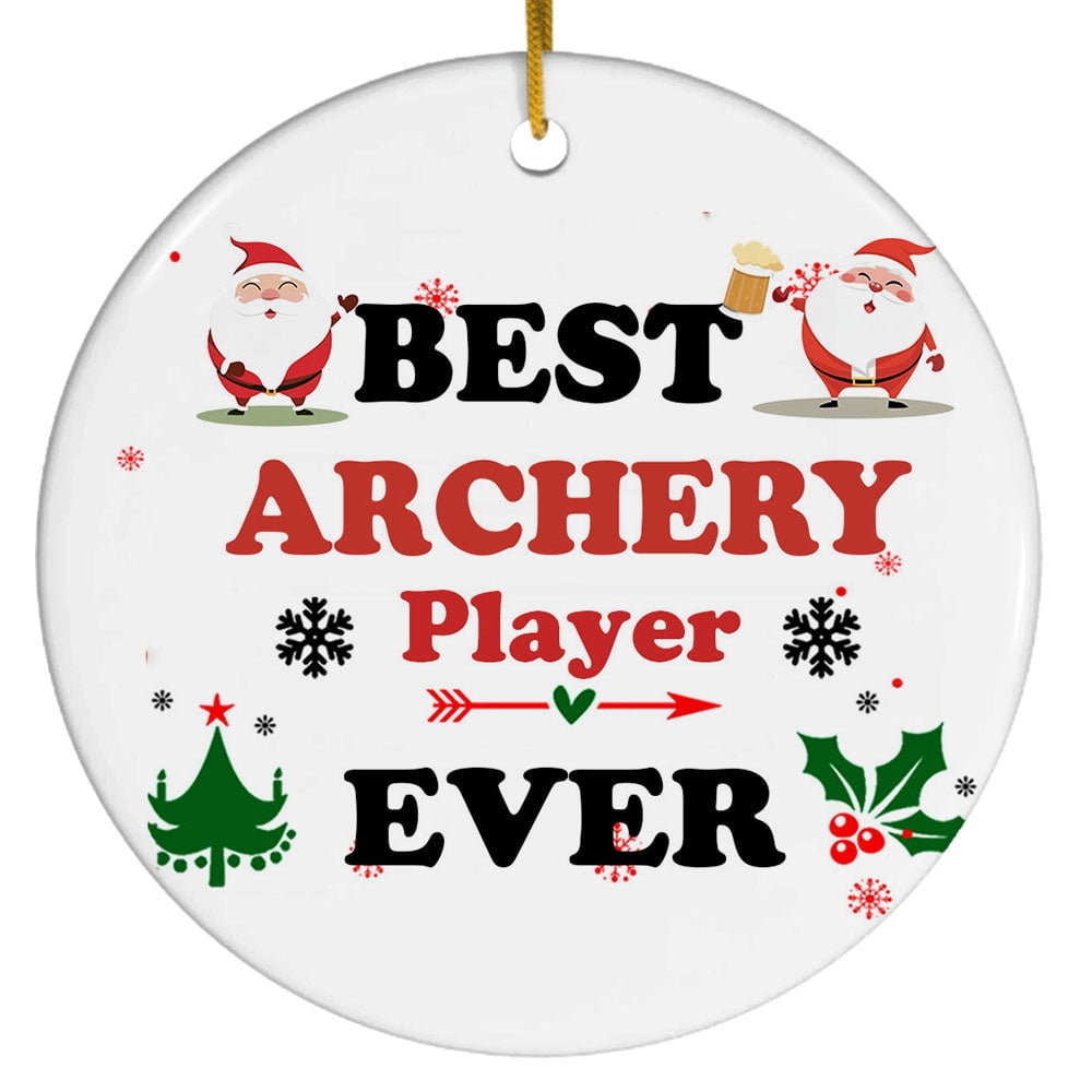 Best Archery Ever Ornament Santa Gift,Archery Ornament Decor Sport ...