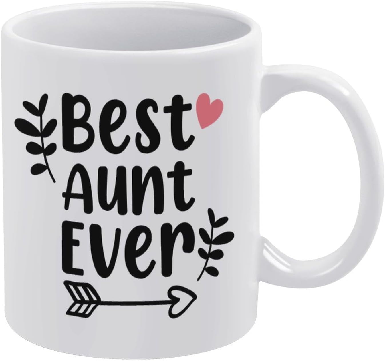 Best Aunt Ever 11 Ounces Funny White Mug - Cute Coffee And Tea Mug ...
