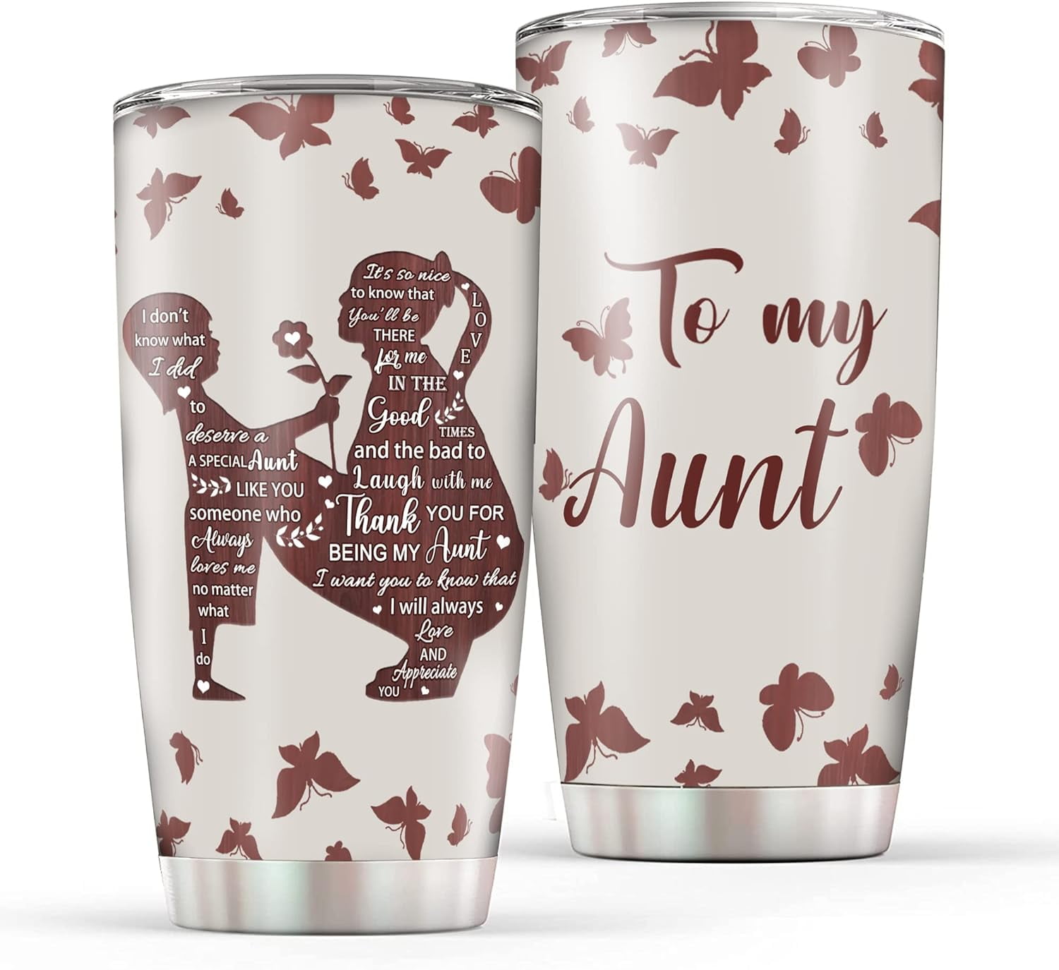 Best Aunt Ever Gifts, Birthday Gifts For Aunt, Coffee Tumbler For Aunt ...