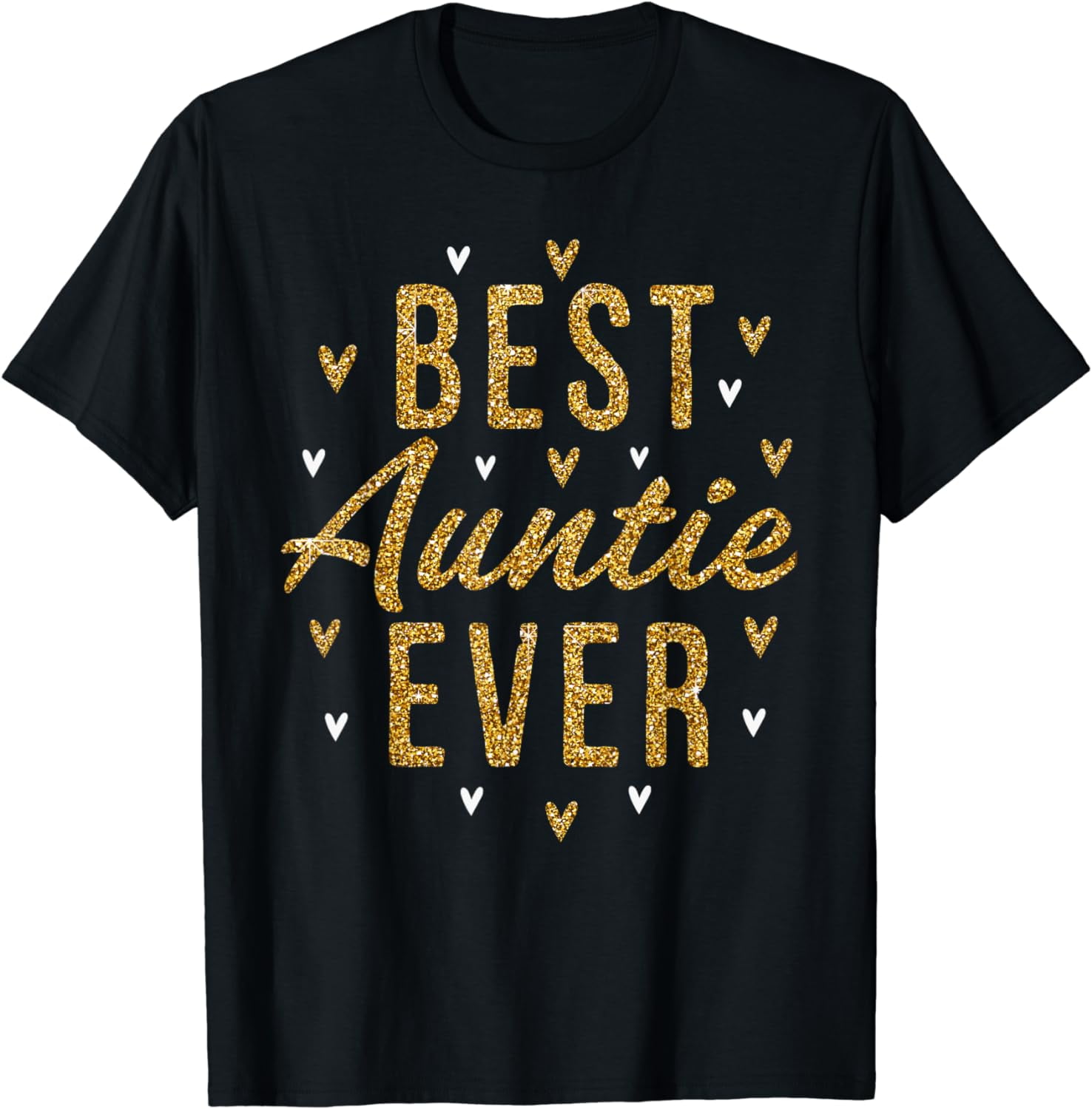 Best Auntie Ever Gifts Cute Love Heart Print Aunt T-Shirt - Walmart.com