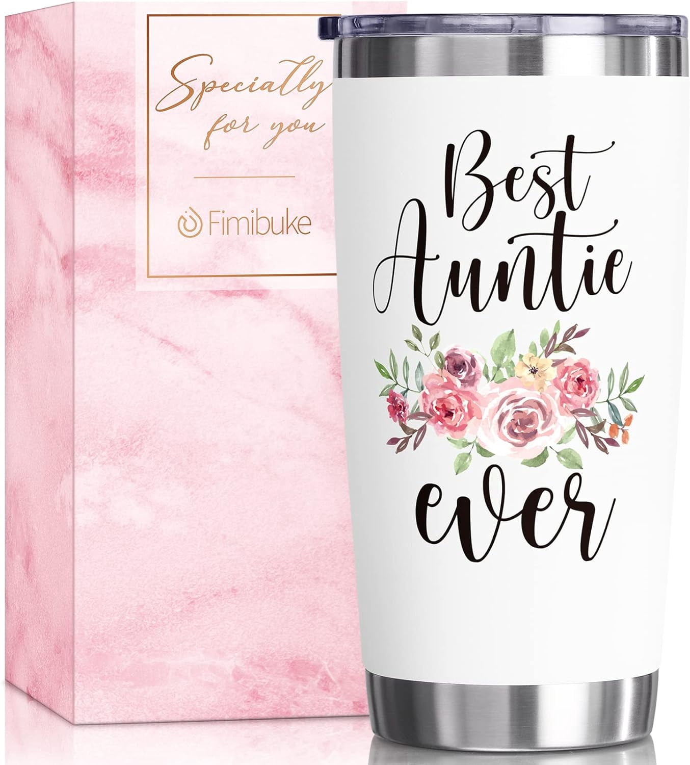 Best Auntie Gifts - 20 OZ Tumbler Mothers Day Gift for Auntie, Aunts ...