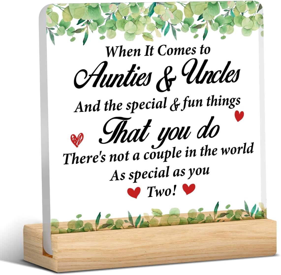 Best Auntie and Uncle Gifts, Thank You Gift for Aunt and Uncle, Auntie ...