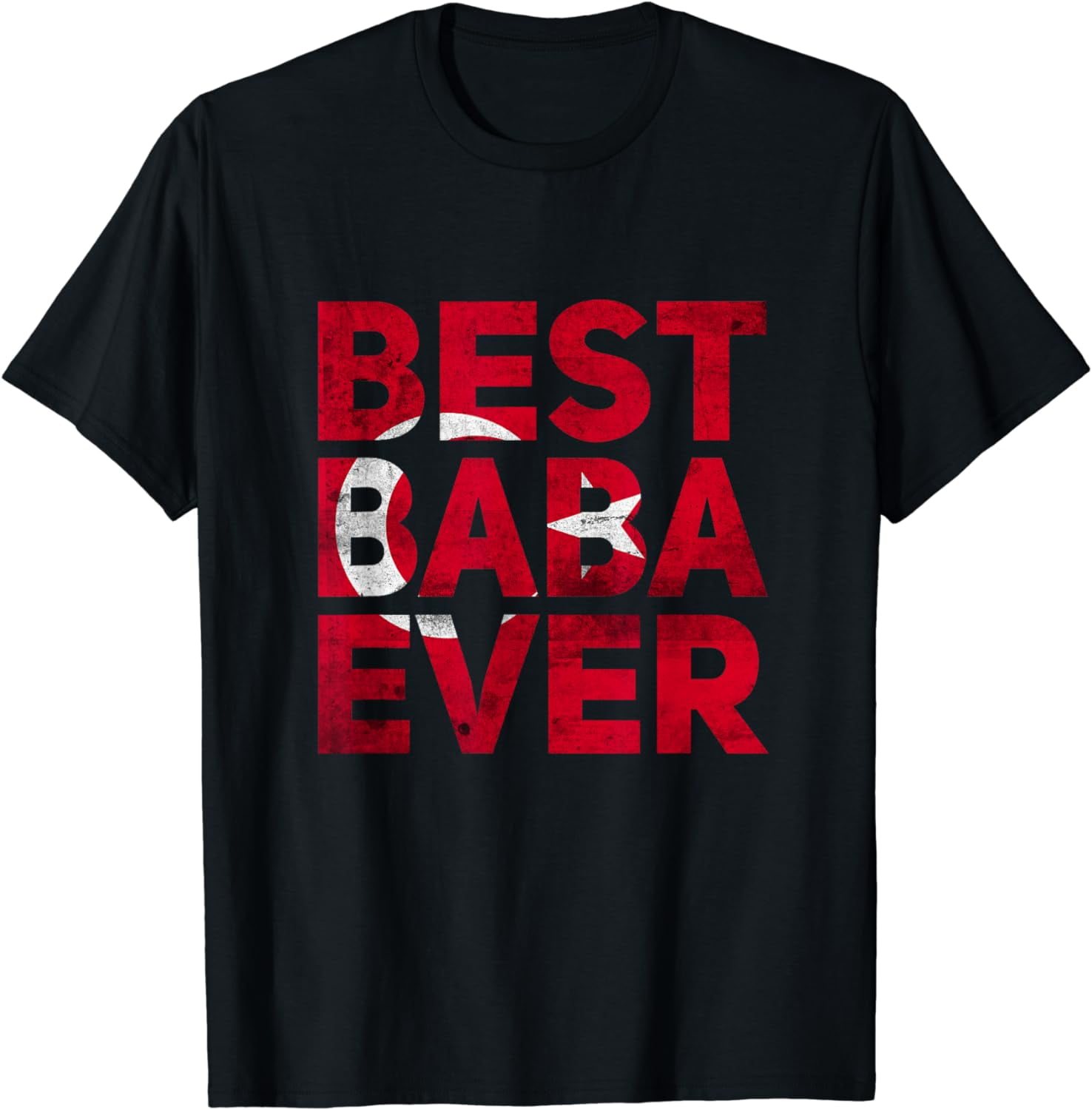Best Baba Ever Turkish Baba with turkish Flag Baba Hediyesi T-Shirt ...