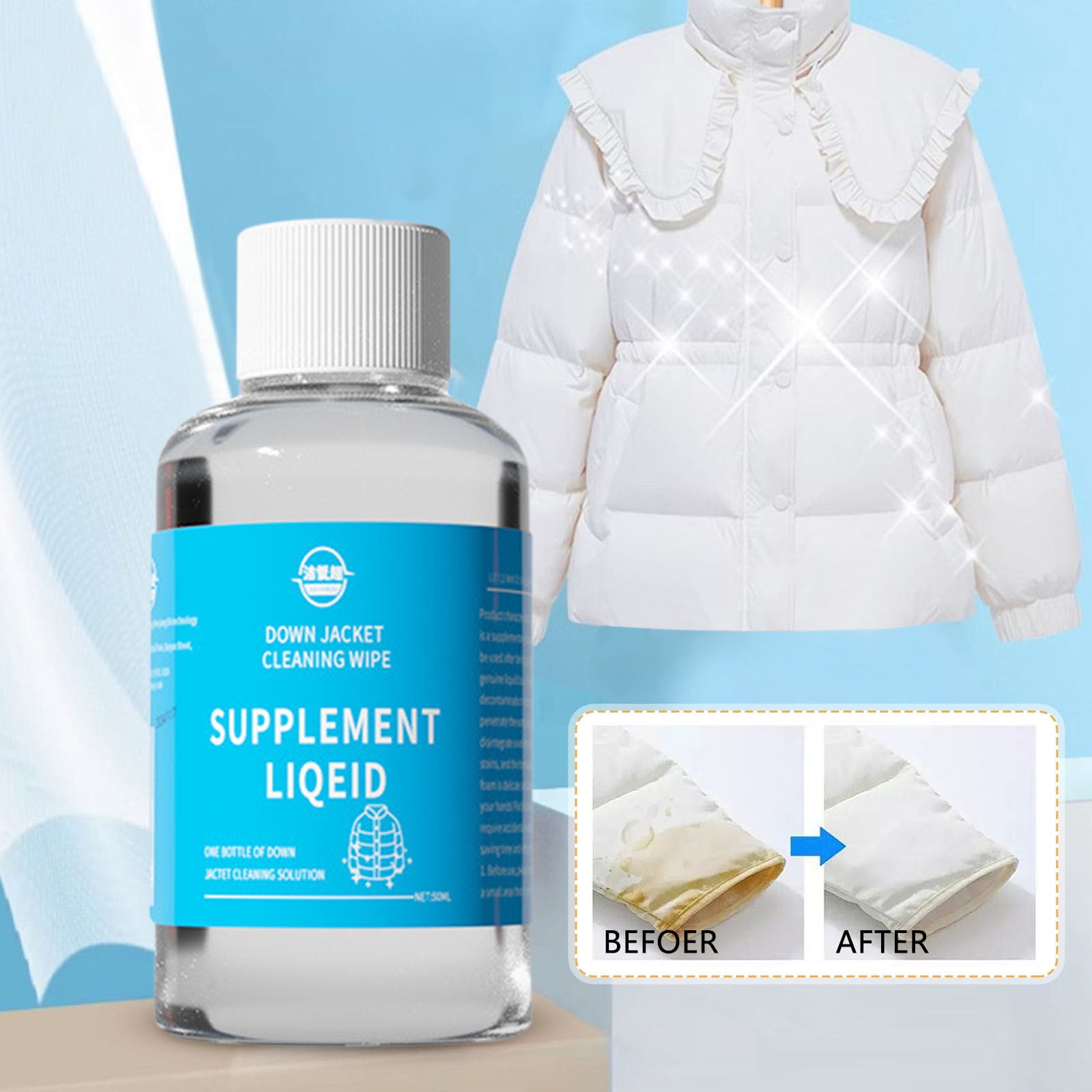 Best Bargains Down Jacket Dry Cleaning Kit - Professional Stain & Oil ...
