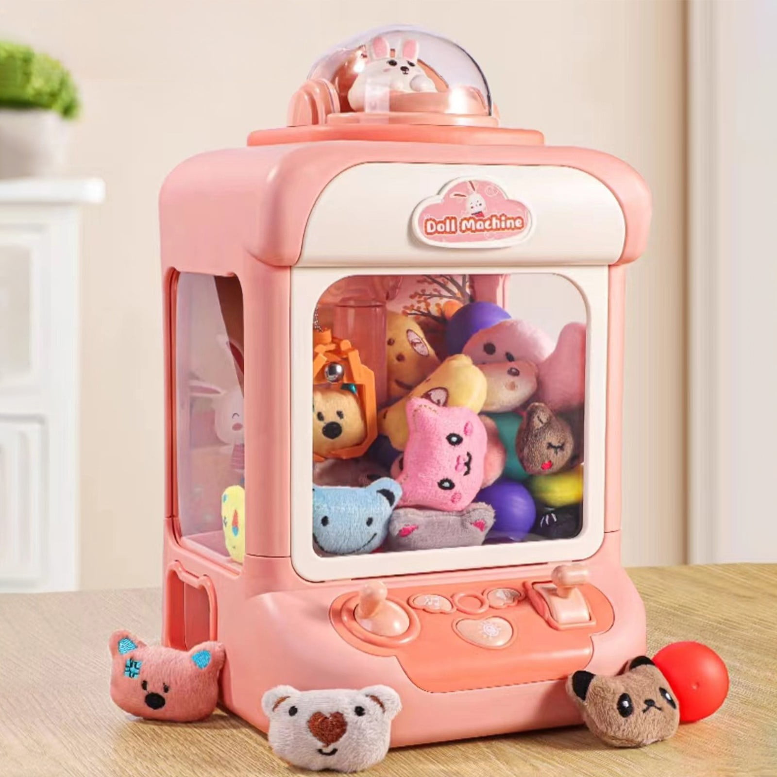 Best Bargains Mini Claw Machine Toy with Rotating 180° Claw, Colorful ...